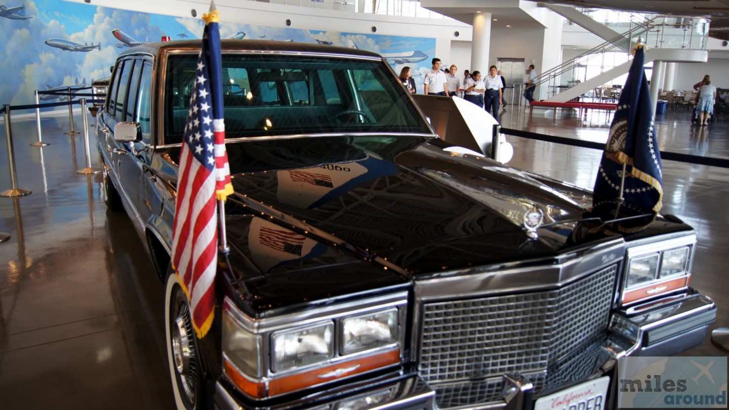 Air Force One bestaunen in der Ronald Reagan Presidential Library